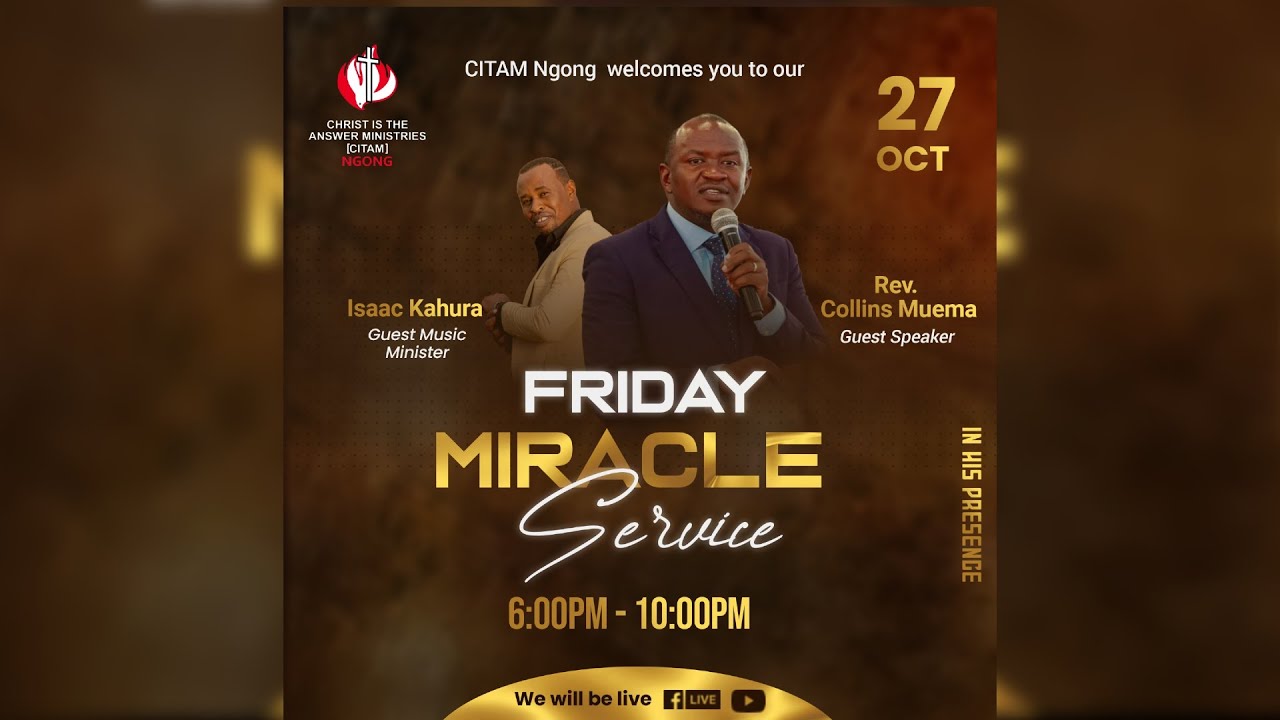 FRIDAY MIRACLE SERVICE | 27TH OCTOBER, 2023 - YouTube