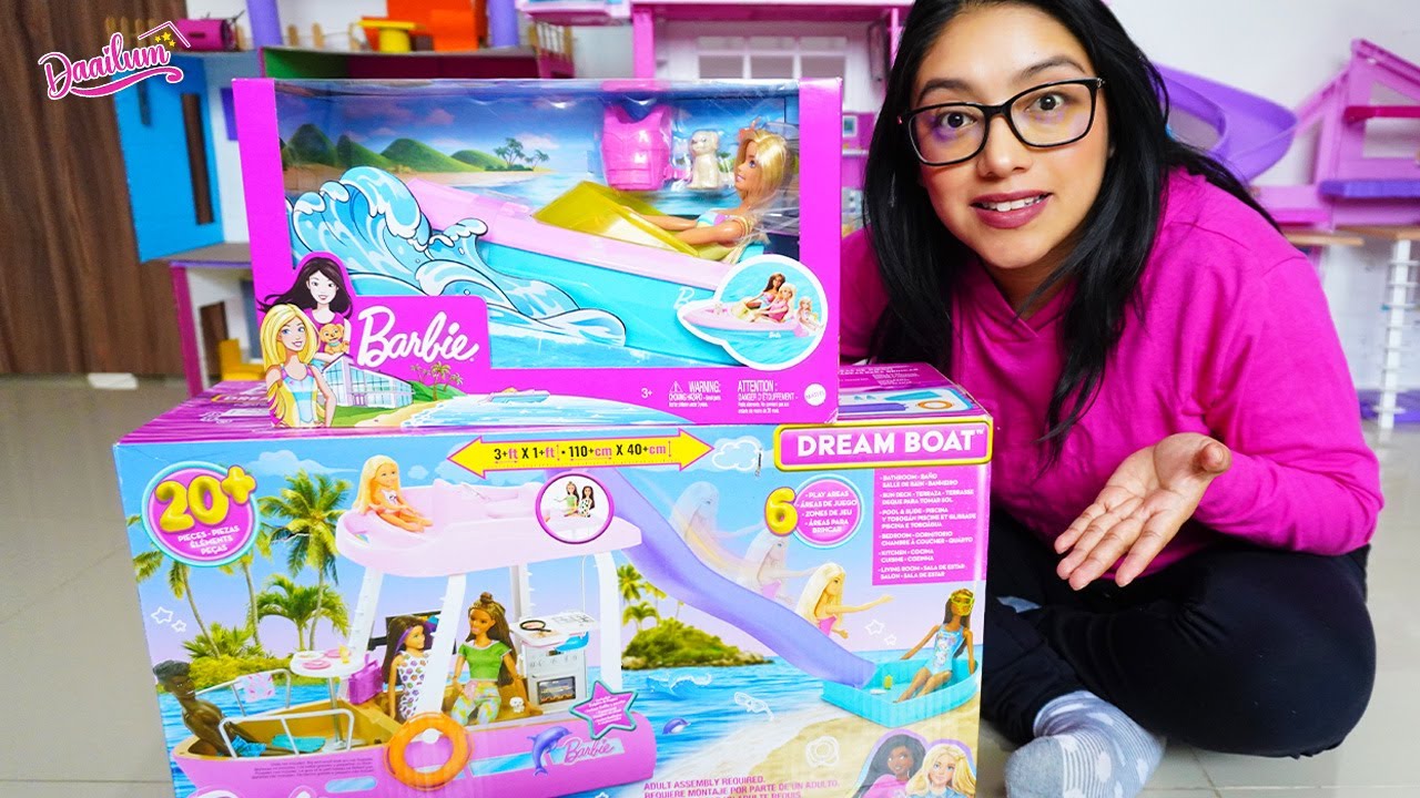 Compré el BOTE y la LANCHA DE LOS SUEÑOS para BARBIE🚢🚤 - YouTube