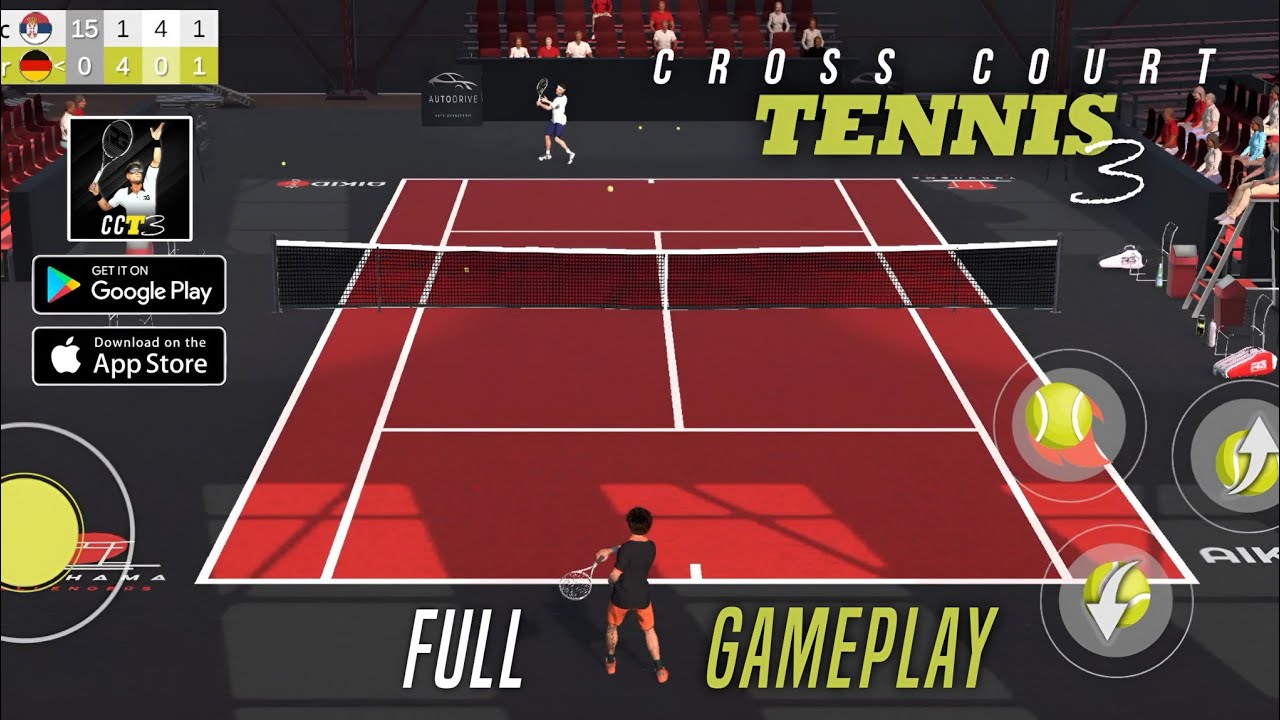 Cross Court Tennis 3 Full Gameplay | Android - IOS | Antares - YouTube