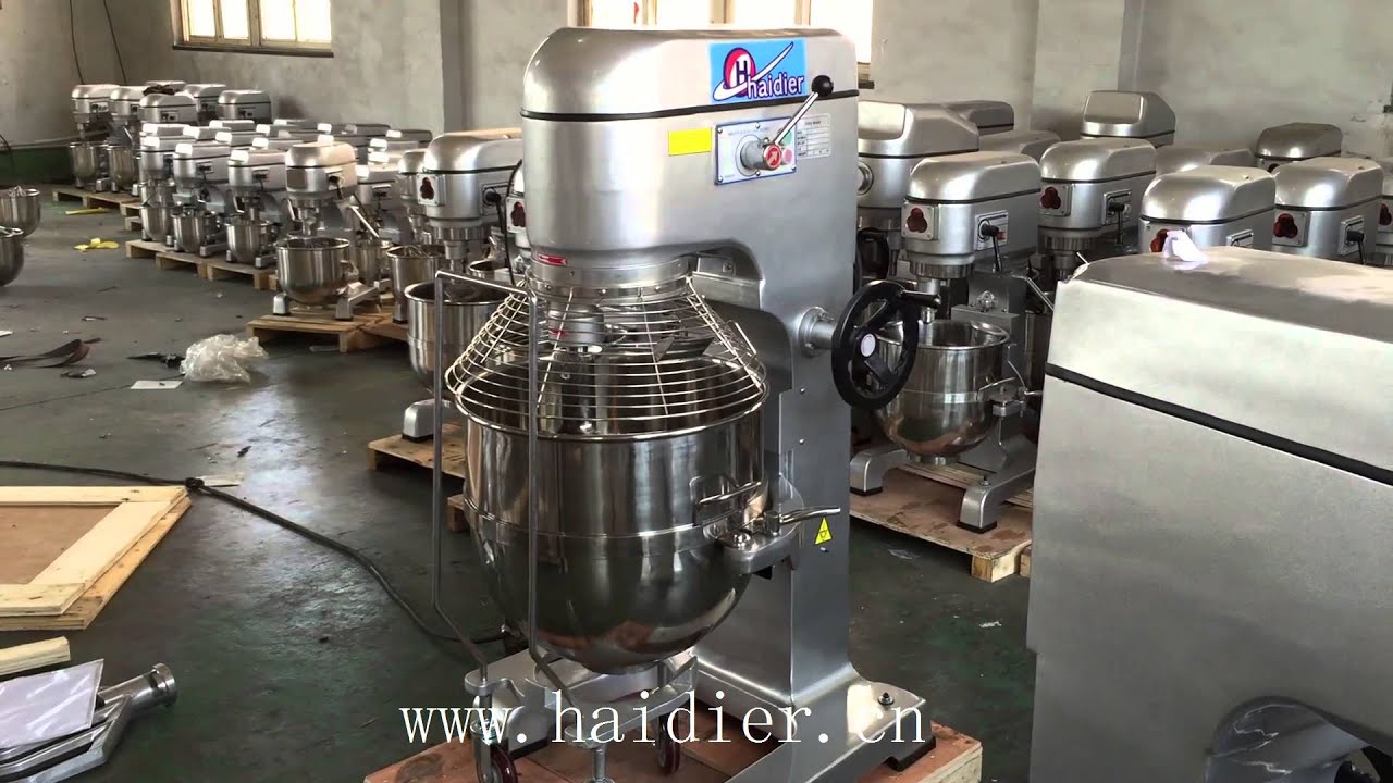 Planetary mixer 80 Liter - YouTube