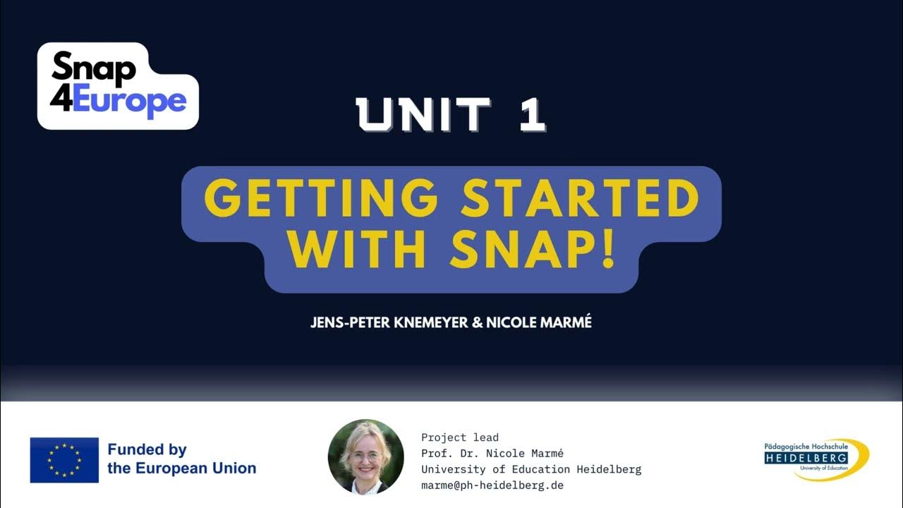 Unit01 GETTING STARTED WITH SNAP! - YouTube