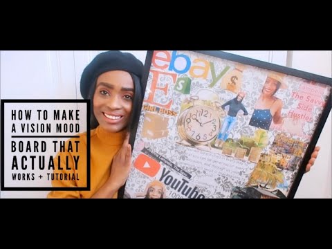 How To Make A Dream Board That Actually Works 2020 | DIY Mood Board ...