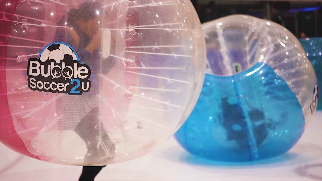 Melbourne's Bubble Soccer Bumper Balls On Ice [O'Brien Group Arena ...