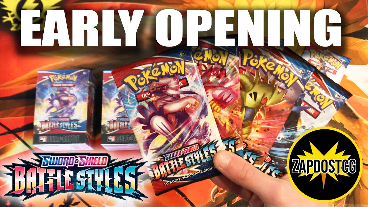 Opening 2 Battle Styles Prerelease Kits EARLY - 14 Booster Packs ...