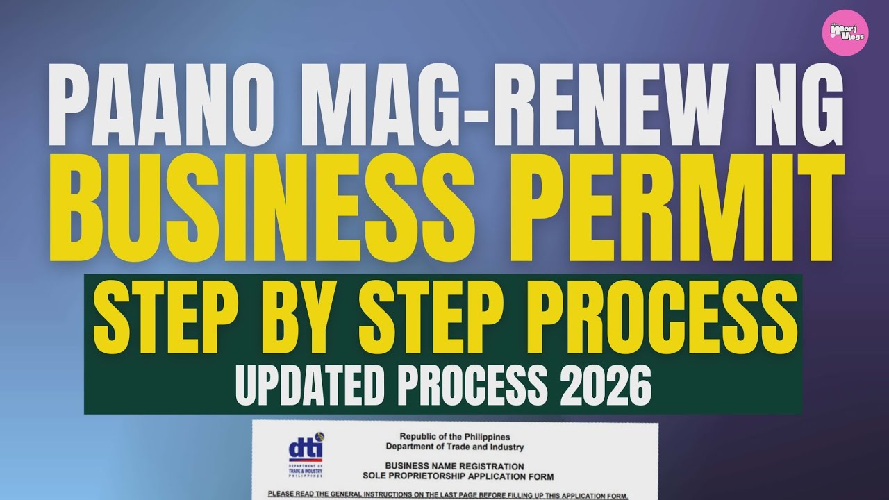PAANO MAGRENEW NG BUSINESS PERMIT / MAYORS PERMIT? Updated Process 2026 ...