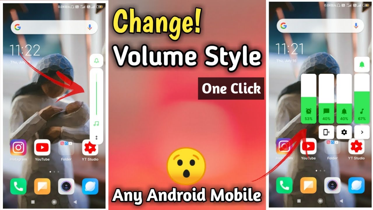 How To Change Volume Theme Style🔥 | Change Volume Pannel Style On Any ...