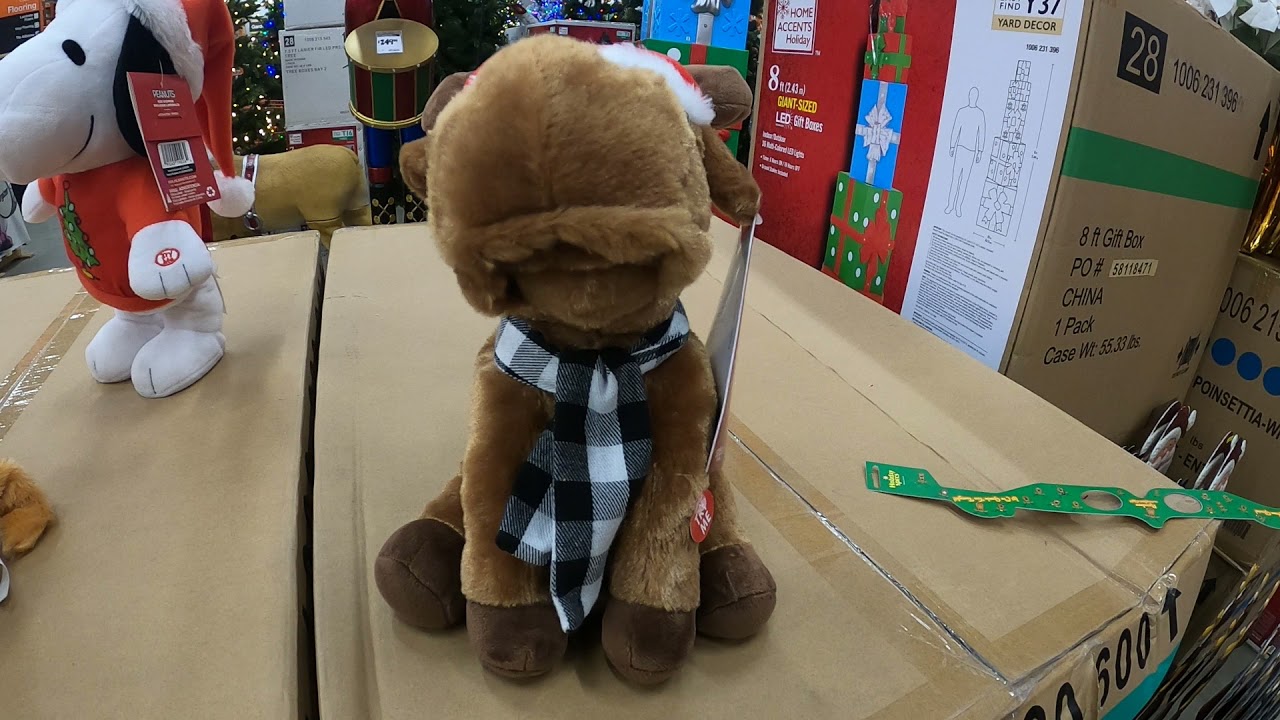 Gemmy Jingle Bell Rock Moose - YouTube