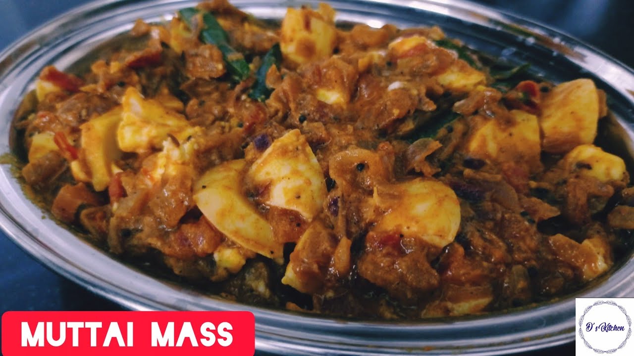Muttai Mass Recipe in Tamil | How to Make Hotel Style Egg Mass | Egg ...