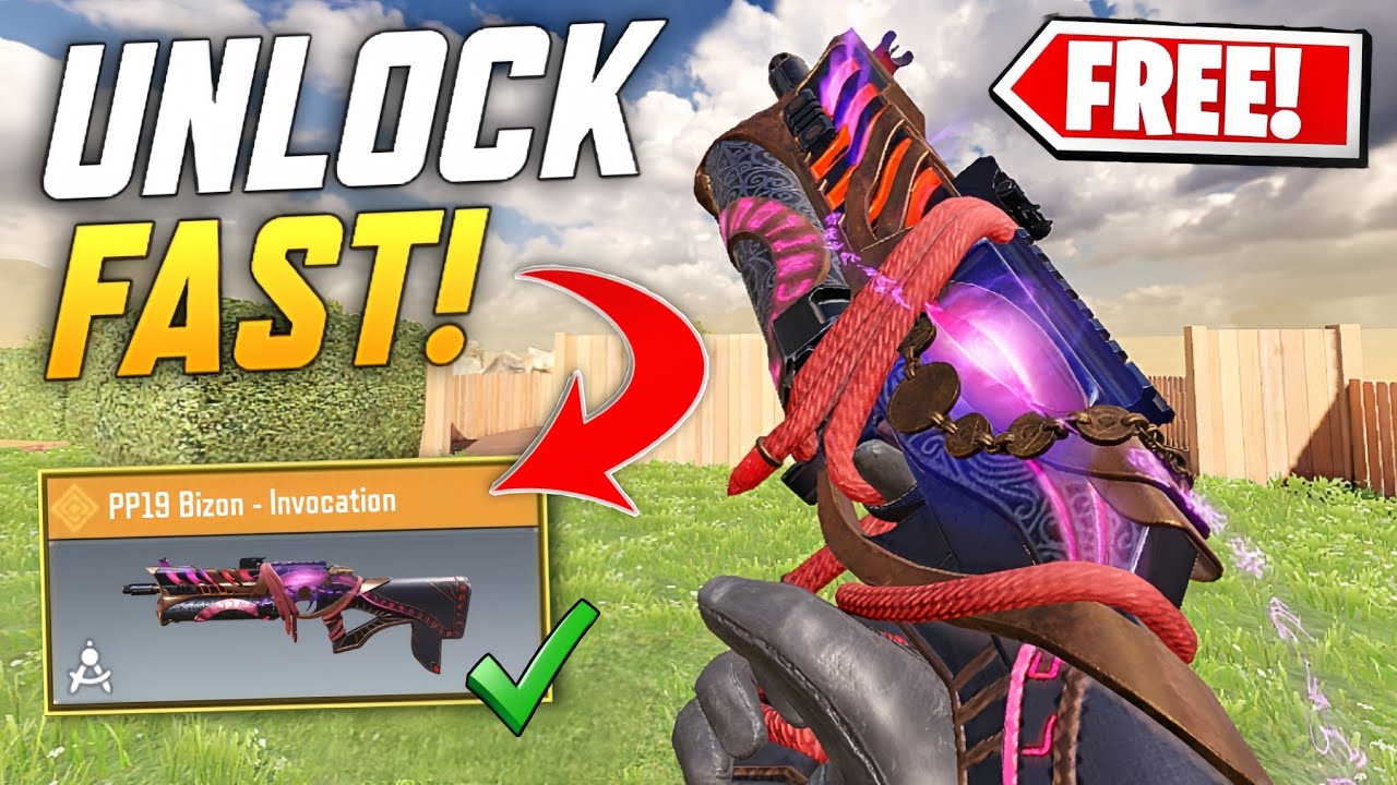 How To Get FREE Legendary PP19 Bizon - Invocation! CODM - YouTube