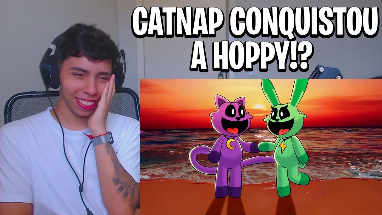 REACT CatNap e Hoppy vão JUNTOS à praia no Poppy Playtime 3! - YouTube