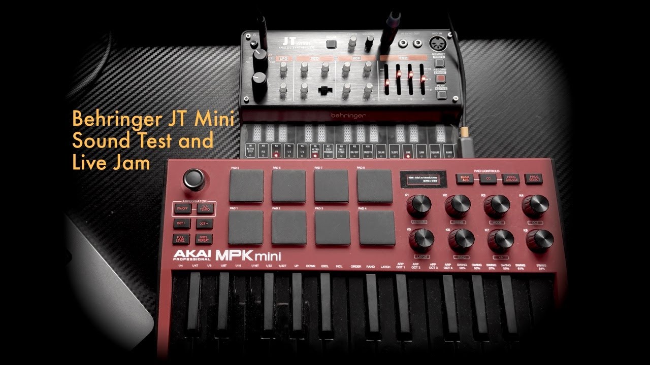 Behringer JT Mini Sound Test and Live Jam - YouTube