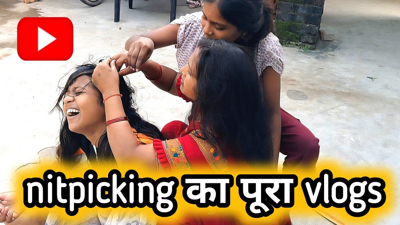 Nitpicking hair india | long hair nitpicking group | 😍 - YouTube