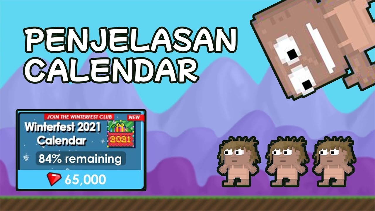 📢 CARA GACHA WINTERFEST CALENDAR 2021 | Growtopia Indonesia - YouTube