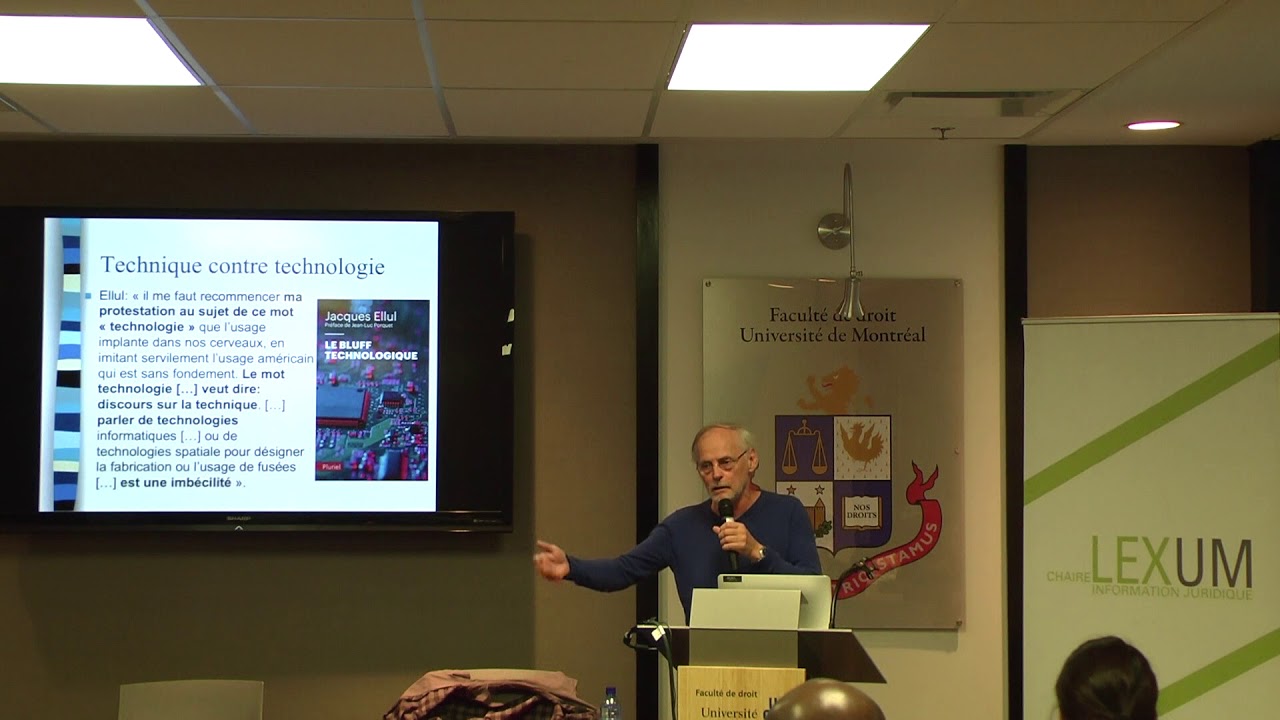 Yves Gingras - Éloge de l’homo techno-logicus - YouTube