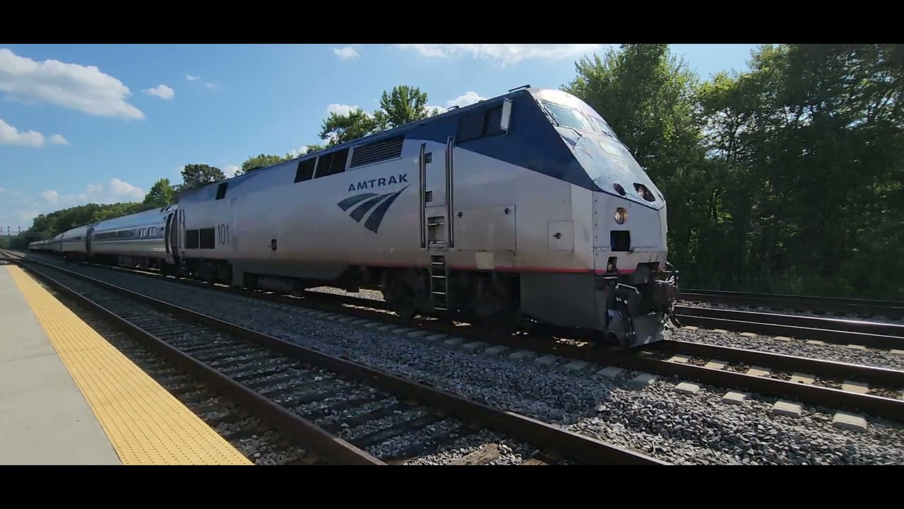 Amtrak 158 through Fredericksburg VA 8/26/2023 - YouTube