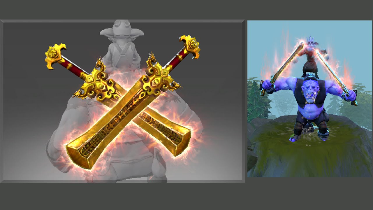 Dota 2 Alchemist Immortal Eternal Radiance Blades - YouTube