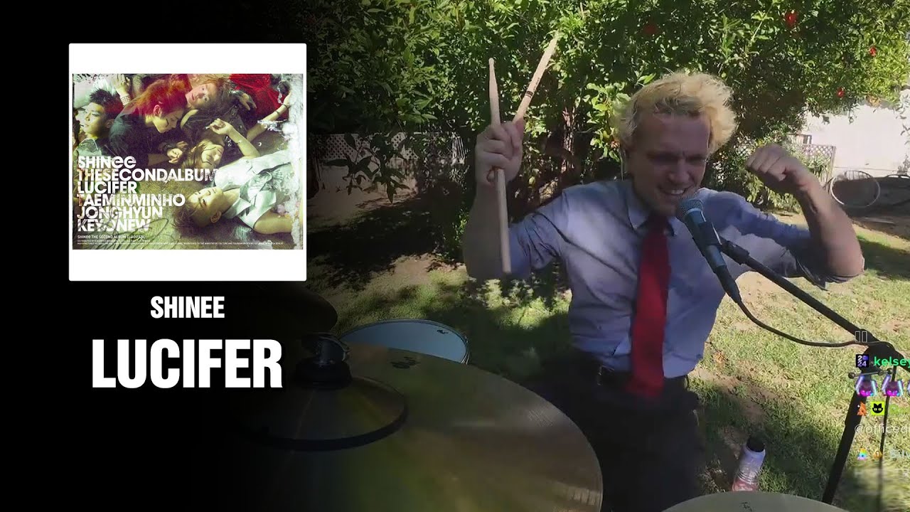 SHINee - Lucifer | Drum Cover in the Backyard - YouTube