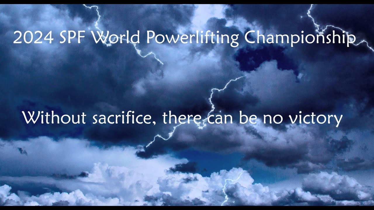 Deadlift World Record ... 2024 SPF World Powerlifting Championship 12/6 ...