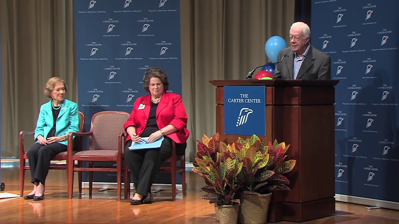 President Carter Celebrates 90th Birthday - YouTube