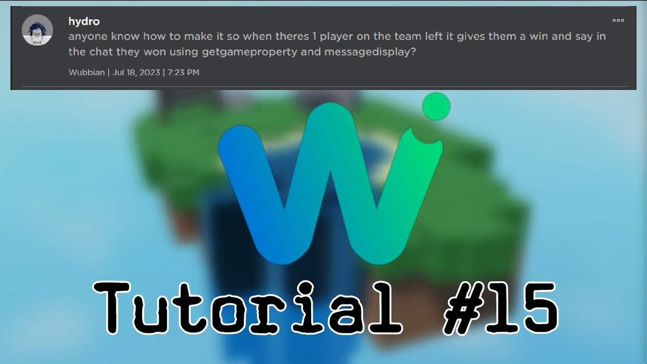roblox wubby wiring tutorial #15 - Last Player Recieves Message - YouTube