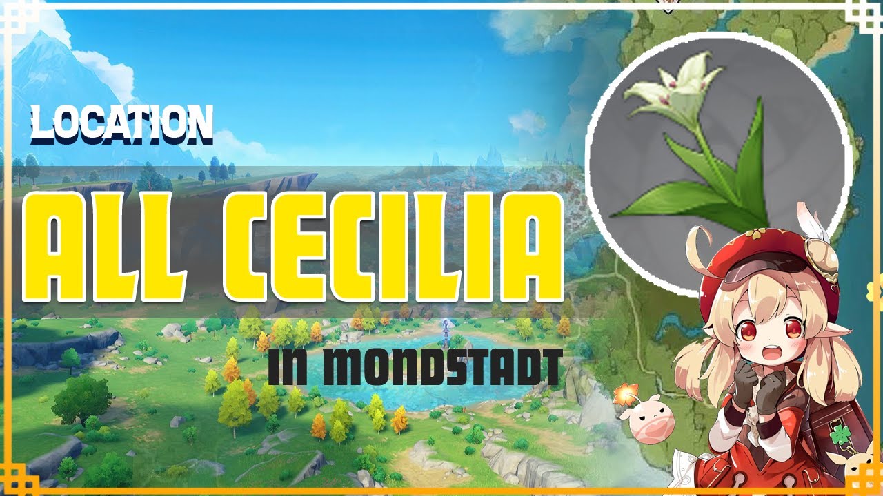 All Cecilia Location in Mondstadt | Genshin Impact - YouTube