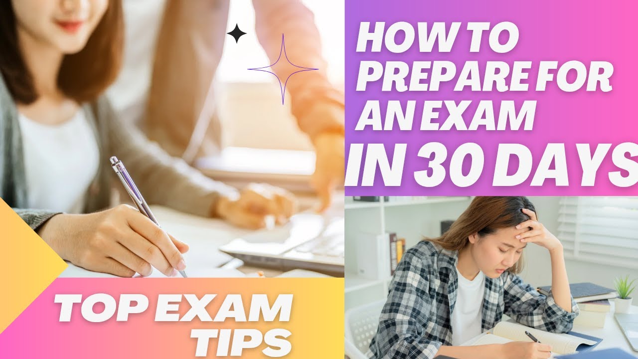 HOW TO PREPARE FOR AN EXAM IN 30 DAYS (Proven Strategies) #exam # ...
