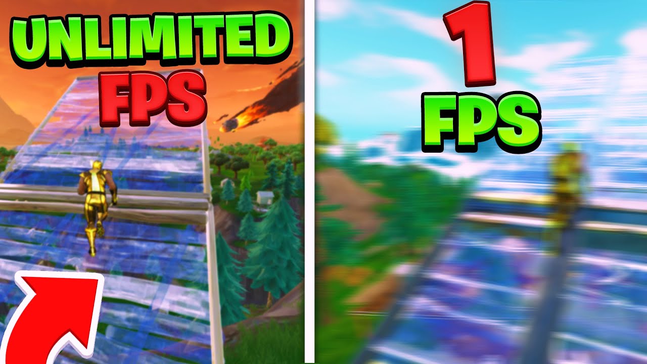 Playing On Every Fps in Fortnite! - YouTube