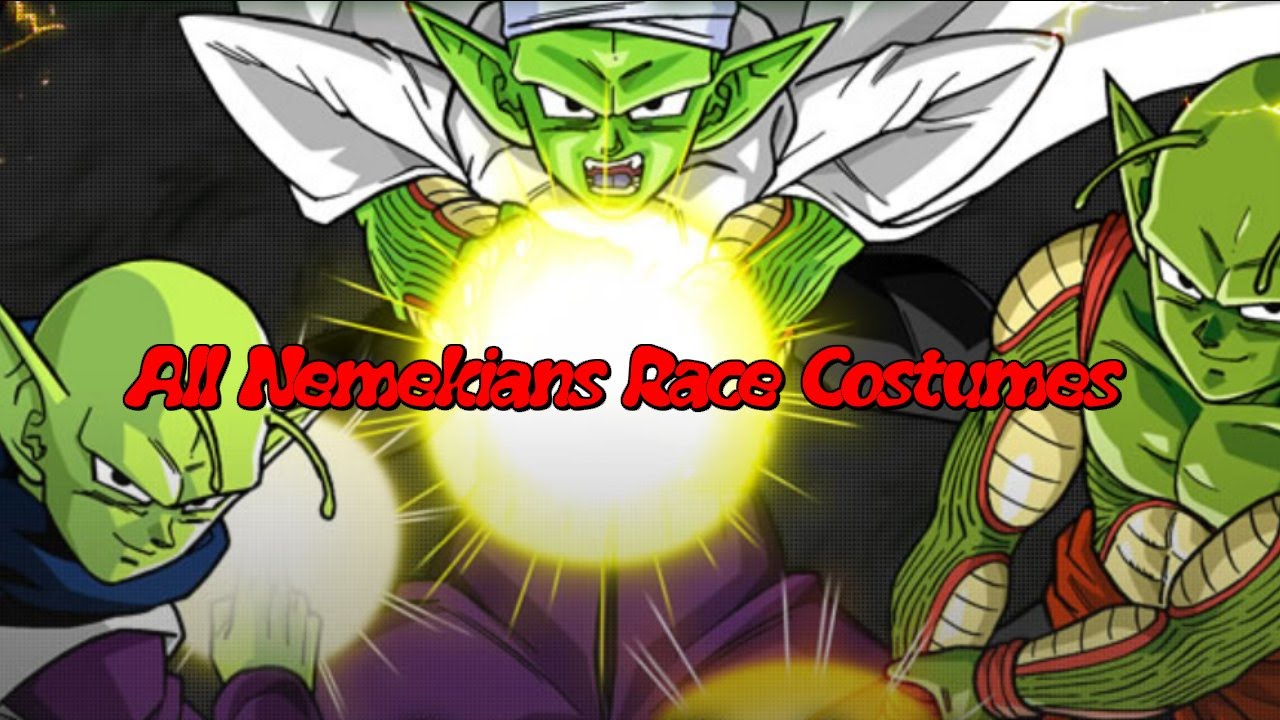 DragonBall Xenoverse:All Namekian Race Costumes - YouTube