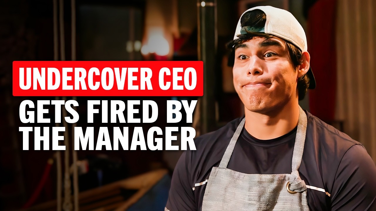 Undercover CEO Gets Fired By His Own Manager! - YouTube
