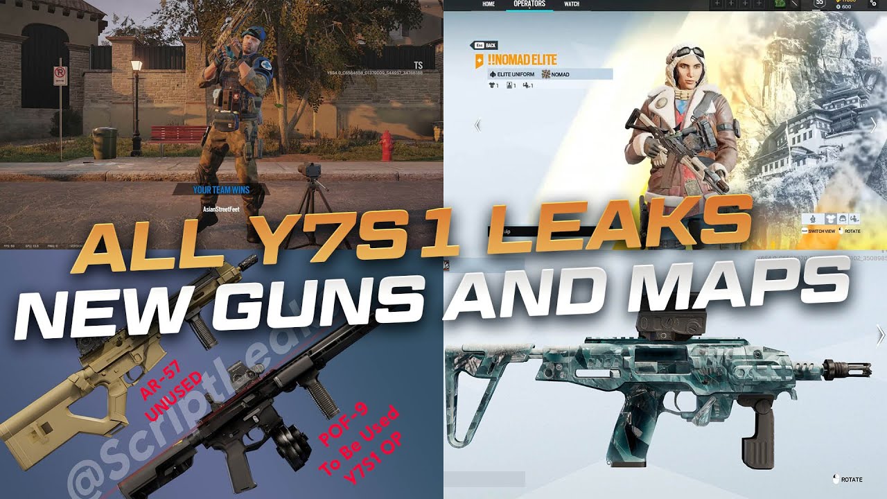 *ALL* Year 7 Season 1 LEAKS (Ace & Nomad Elite) - Rainbow Six Siege ...