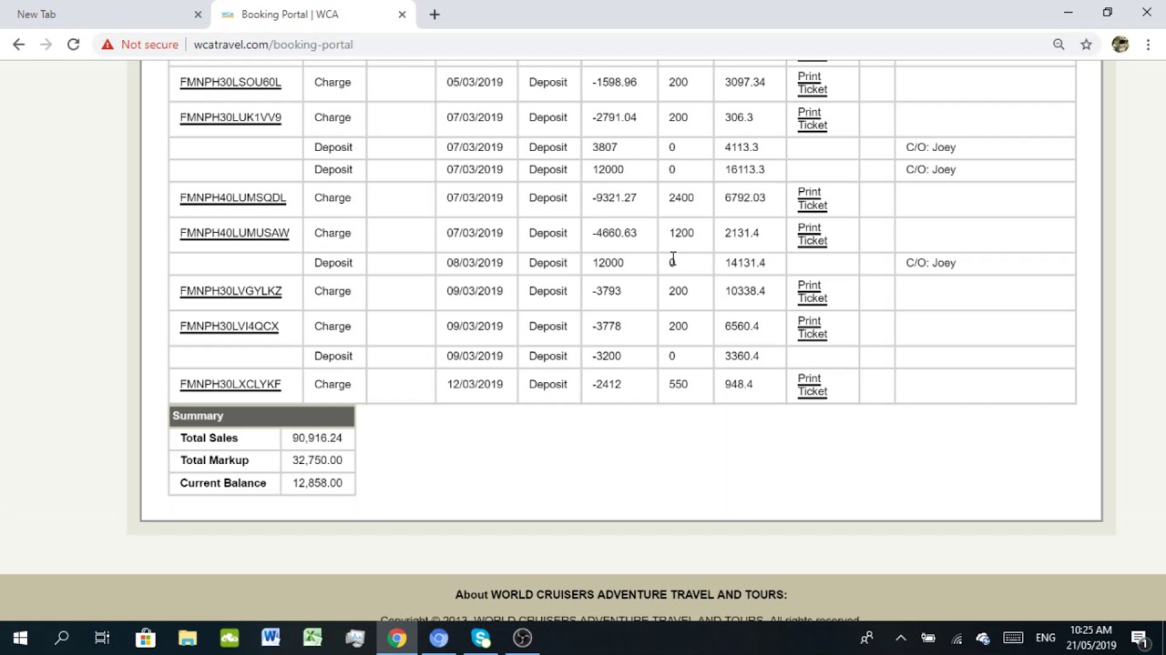 WCA Tutorial: how to trace your booking transactions - YouTube