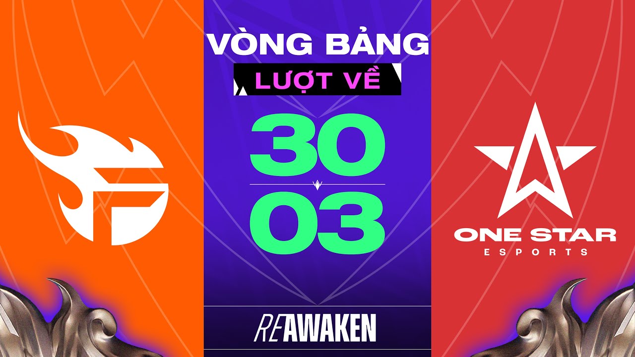 FPT X FLASH VS ONE STAR ESPORTS: SỨC MẠNH ÁP ĐẢO | ĐTDV MÙA XUÂN 2024 ...