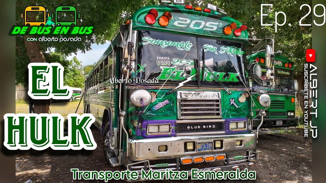 👊🏻EL HULK de Transporte Maritza Esmeralda💥 DE BUS EN BUS 29 | Blue Bird ...