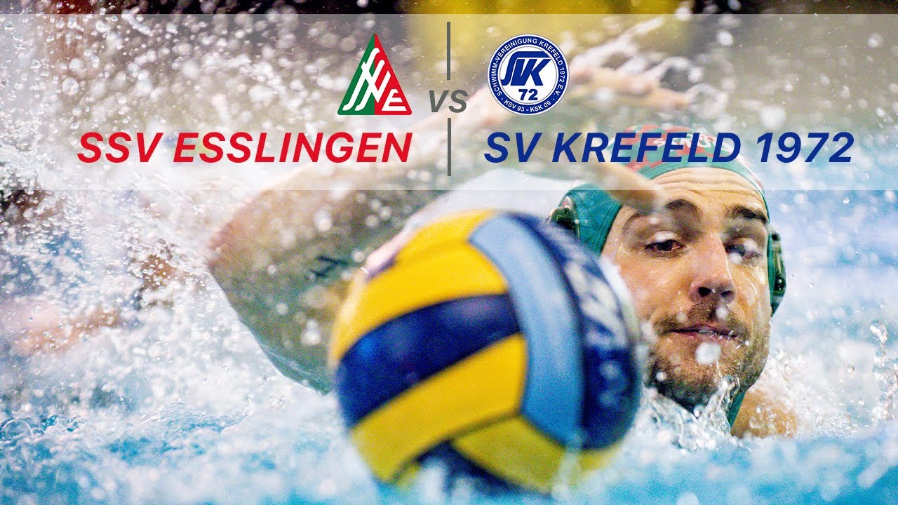 🟢🔴 [Wasserball Bundesliga Männer] SSV Esslingen vs SV Krefeld 1972 ...
