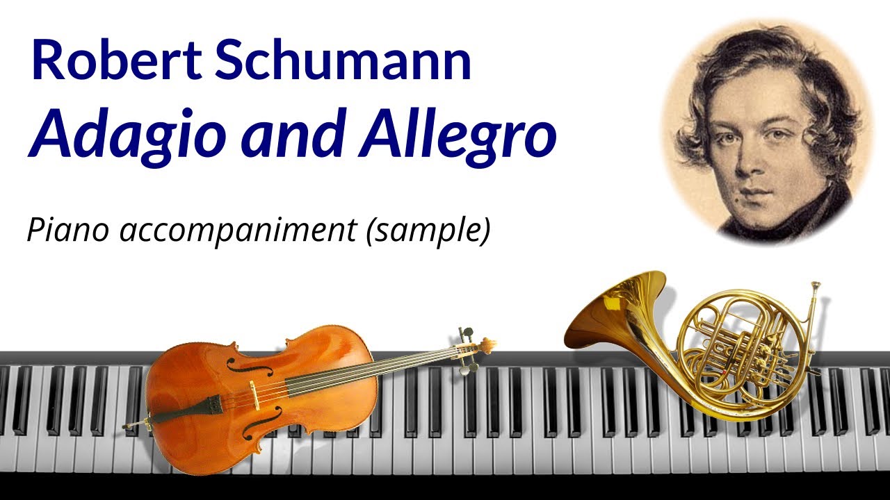 Schumann Adagio and Allegro - piano accompaniment backing tracks ...