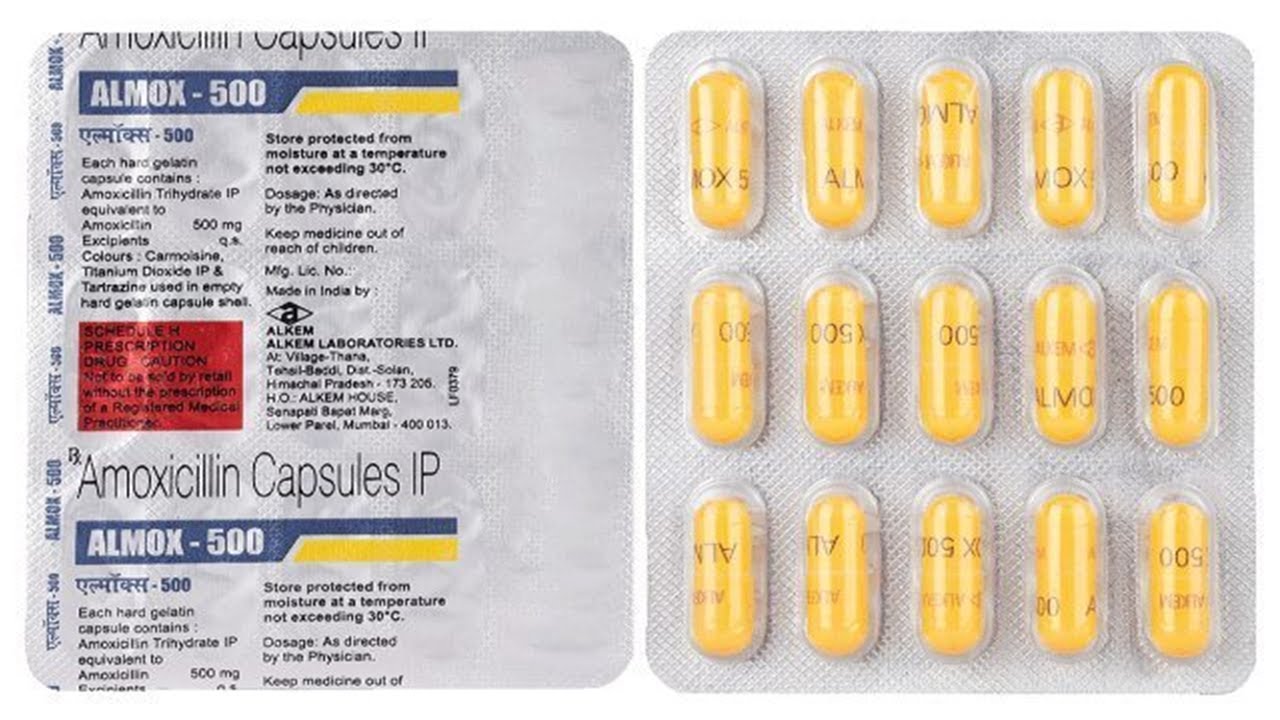 Almox 500 Capsule | Amoxicillin | How its Works in Peptic Ulcer ...
