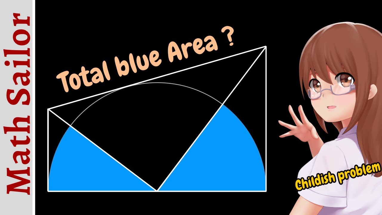A childish geometry problem #geometryproblem #mathquestion #math - YouTube