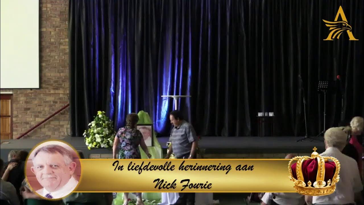 Gedenkdiens van Nick Fourie - YouTube