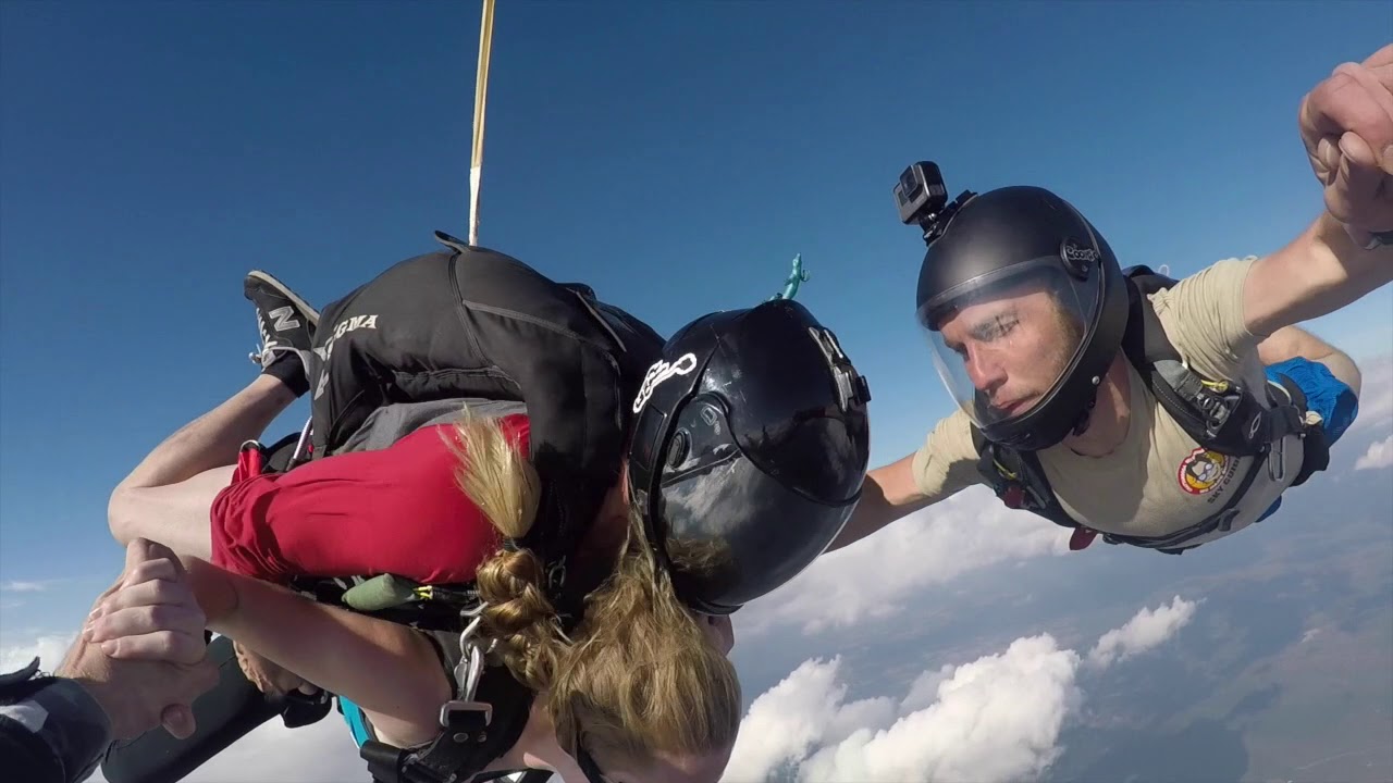 Tandem Skydive| Rebecca from Temple kbj - YouTube