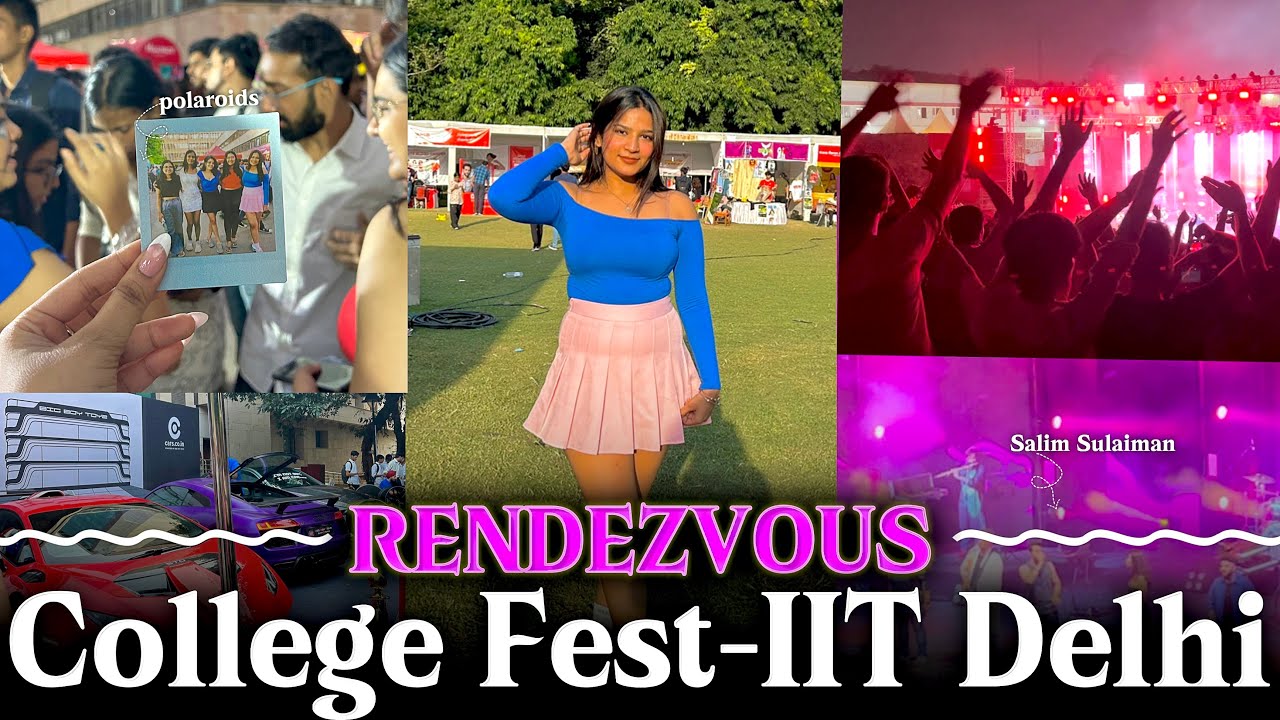 Last College Fest at IIT Delhi😭🪩 | Rendezvous - YouTube