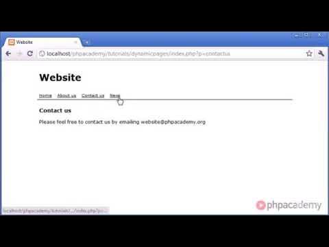 038 Part 1 | Creating Dynamic Web Pages with PHP - YouTube