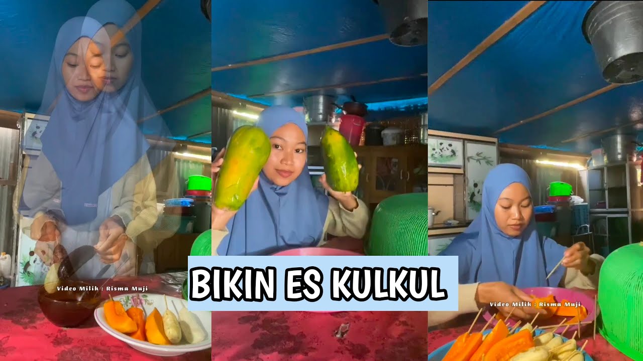 Bikin es kulkul dari pisang dan pepaya! - YouTube