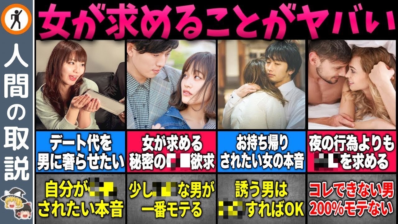 男性が知っておくべき女の理想 女はこんな風に望んでる! 総集編【ゆっくり解説】【モテる男 モテない男 恋愛】 Youtube