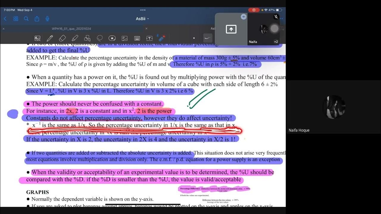 Uncertainty Part 1 - YouTube