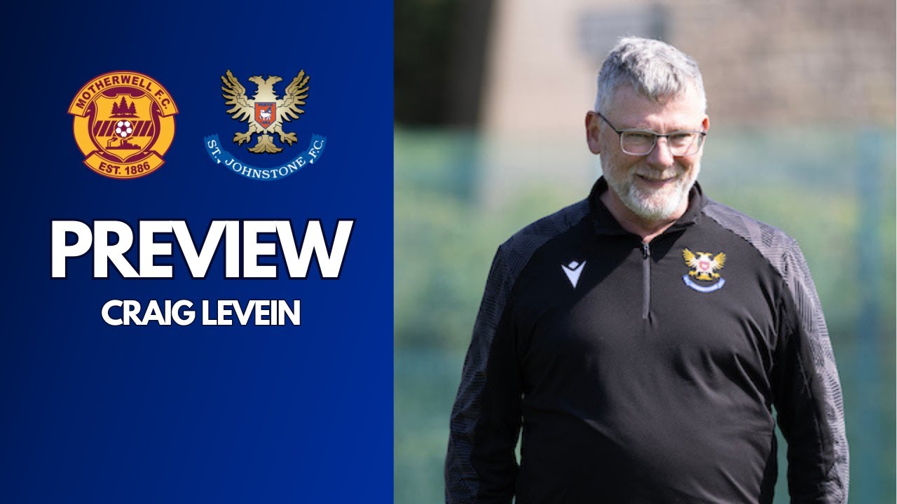 Craig Levein || Motherwell preview - YouTube