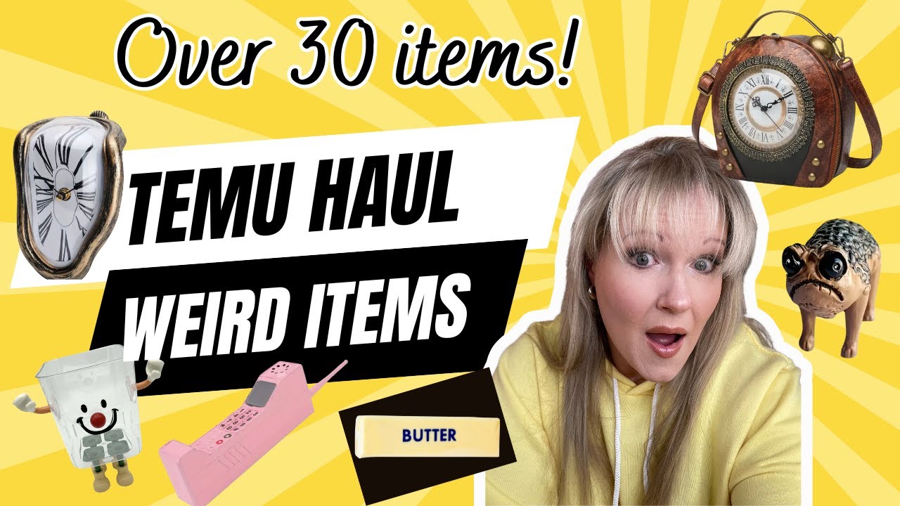 TEMU WEIRD THINGS HAUL! - YouTube