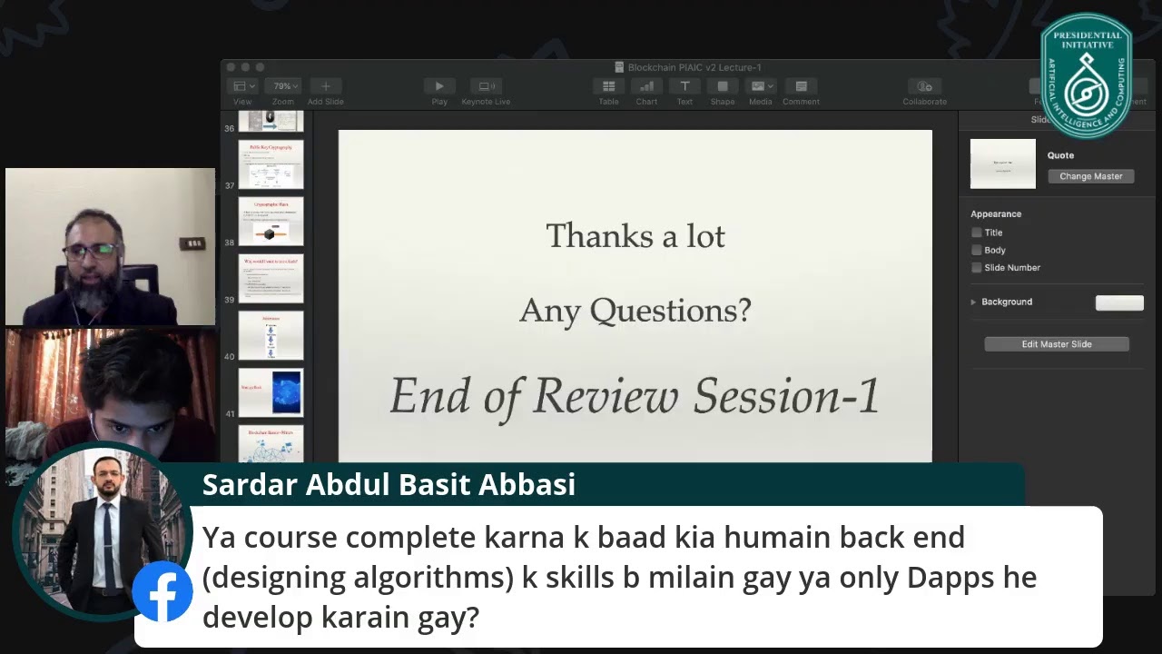 PIAIC BCC Review Class Week 1 by Ahmad Manzoor - YouTube