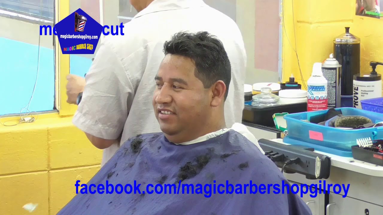 comb back fade - YouTube