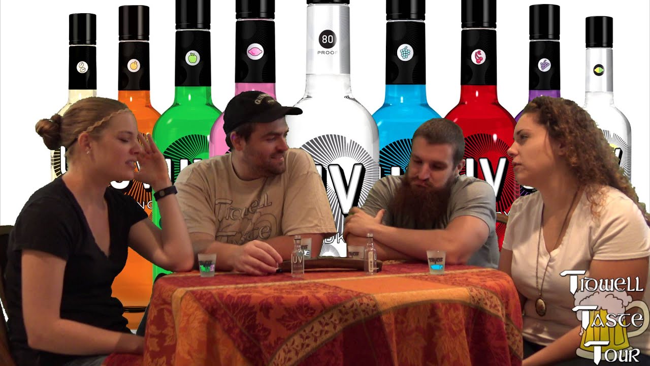 UV Blue Raspberry Flavored Vodka Review - 4K UHD - YouTube