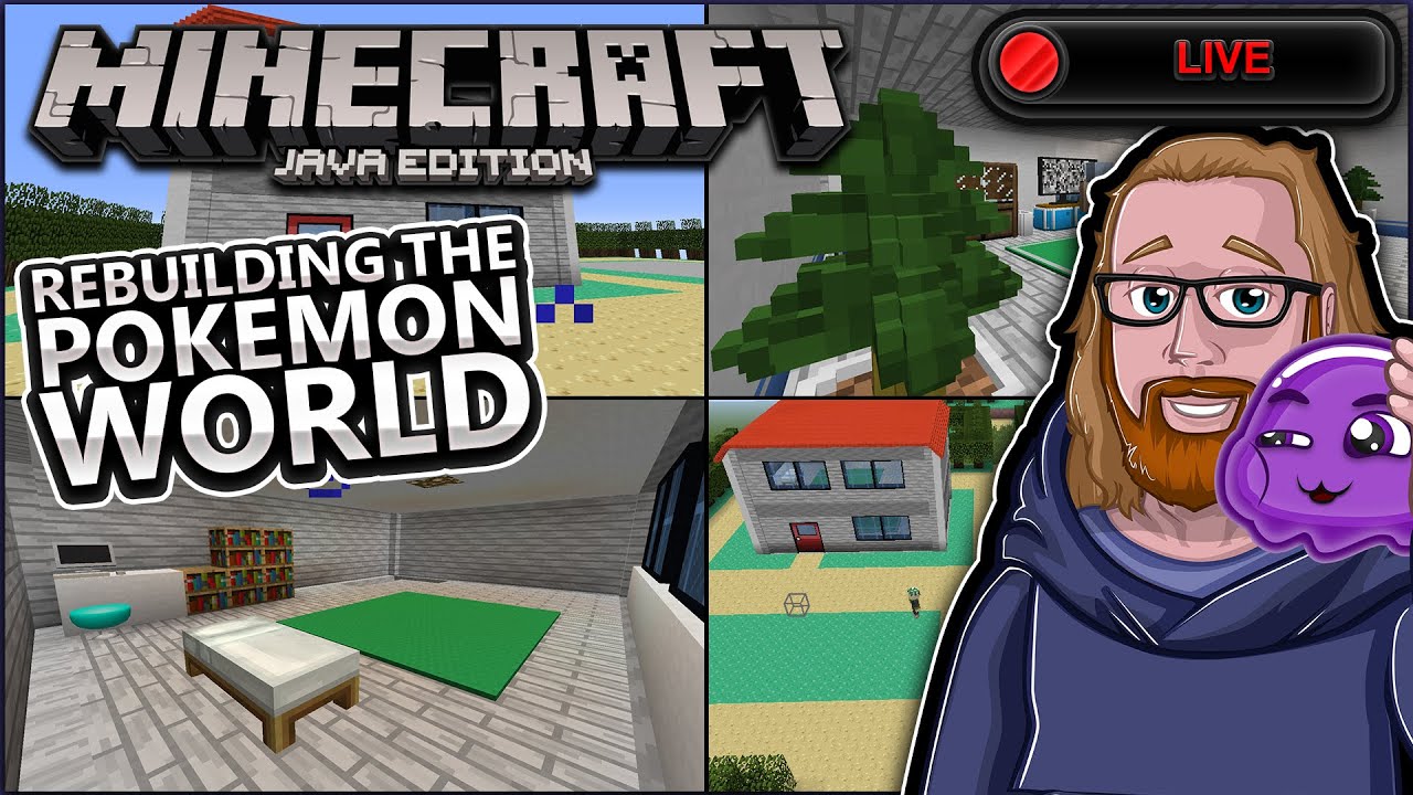 🔴 Building The Pokemon World in Minecraft (Pallet Town) - YouTube